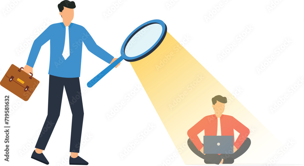 Micromanaging boss and toxic manager monitoring every details ...