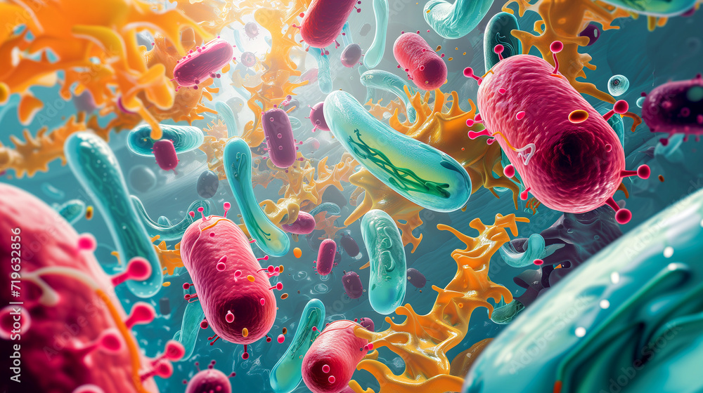 Microscopic examination of human cell bodies. Medical science ...