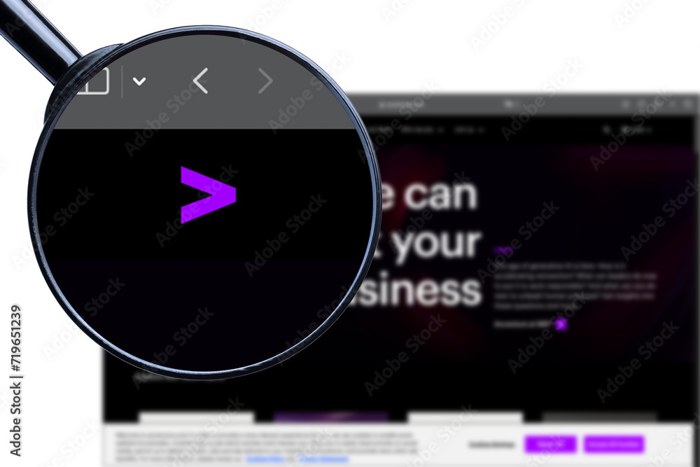 KYIV, UKRAINE - 25 January 2024: Illustrative Editorial of Accenture ...