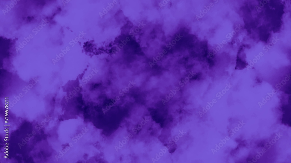 abstract deep purple background with clouds. dark purple watercolor ...