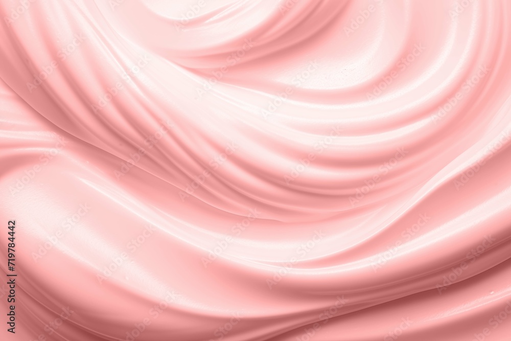 Beauty cream texture background. Pink color face cream lotion ...