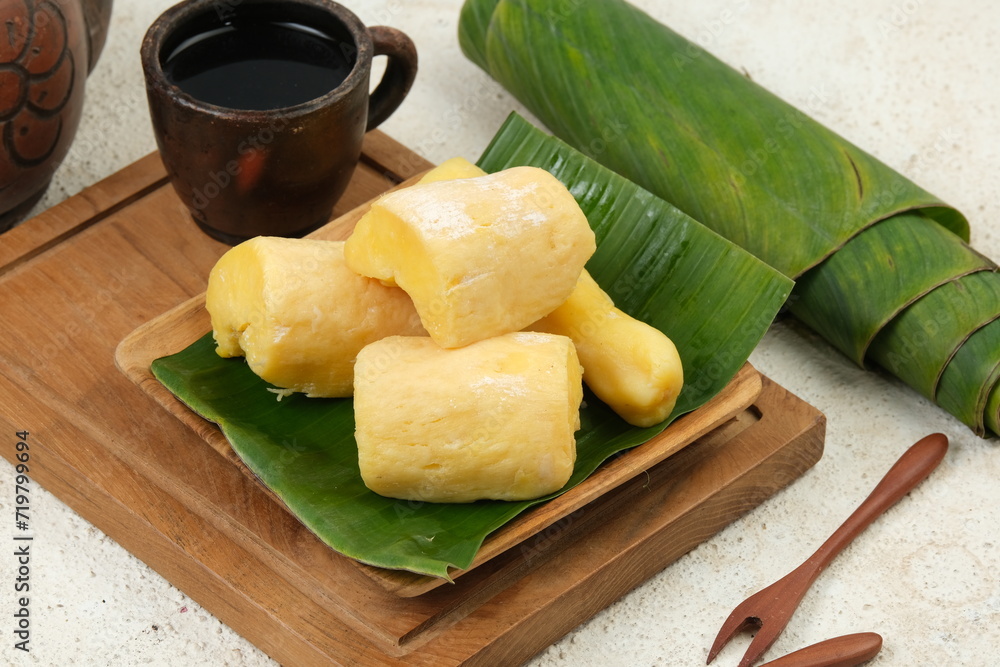 tape singkong or tapai singkong or peuyeum,Cassava Tape is Indonesian ...