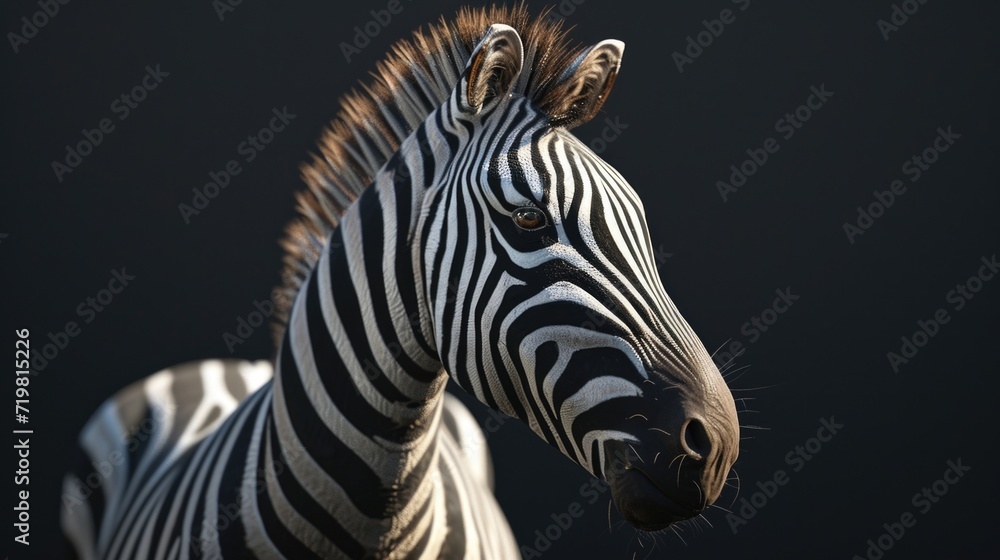 Cartoon digital avatars of Zuri the Zebra, whose designs often feature ...