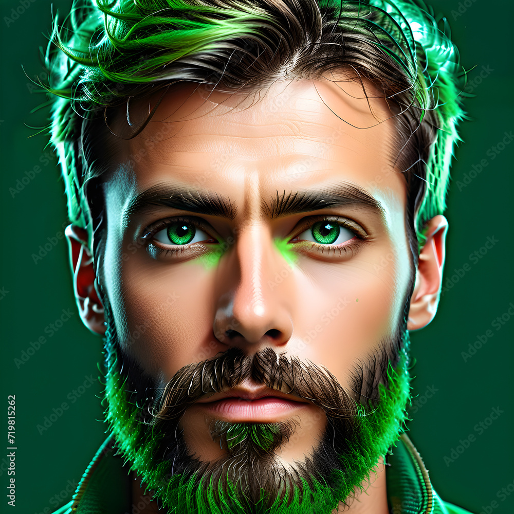 The Beautiful Palette of Beards: Creative Beard Color Art and Styling ...