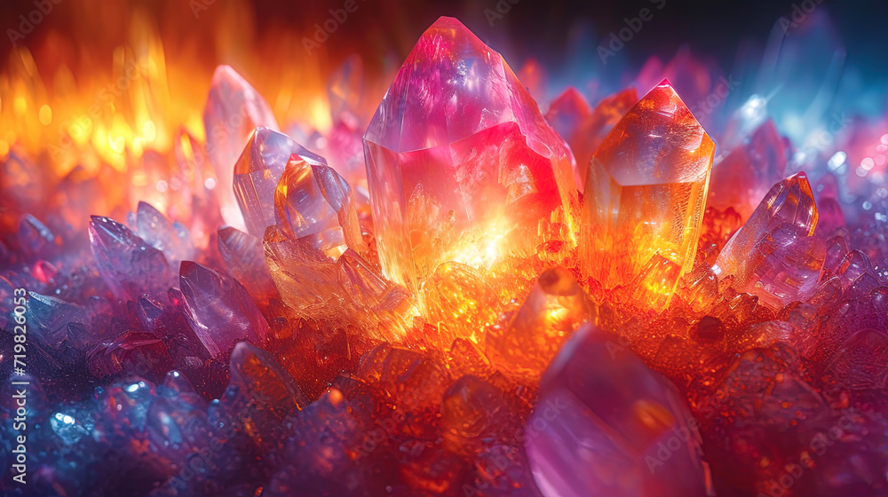Crystal harmony complex and rhythmic patterns that create the ...