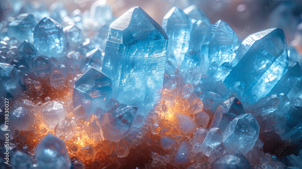 Law crystals formed in the cooling of the flow, creating overflows and ...