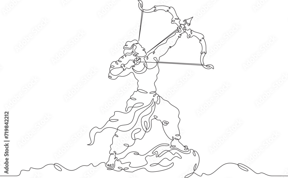 Lord Rama with arrow and bow. Celebrations of Sri Rama Navami. Mystic ...