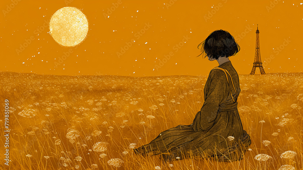 simple line art minimalist collage illustration with professional and ...