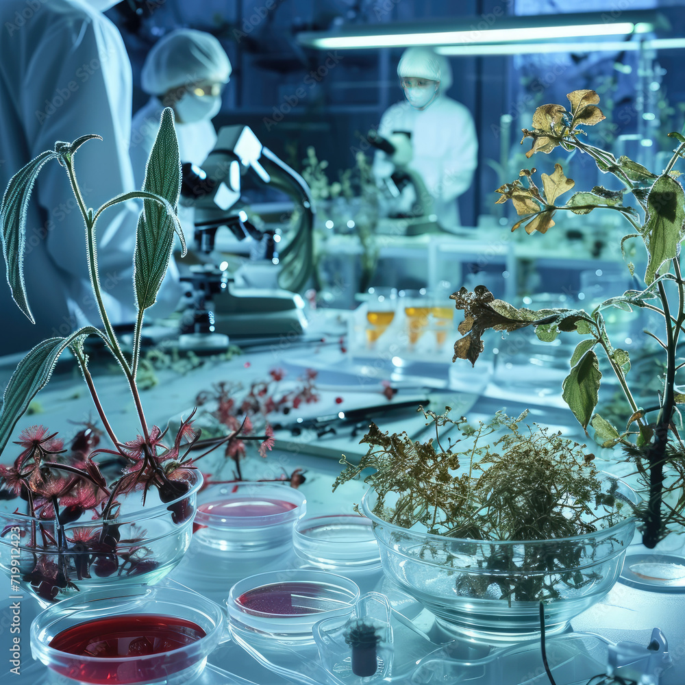 Scientists study diseases caused by fungi, bacteria, viruses, and ...