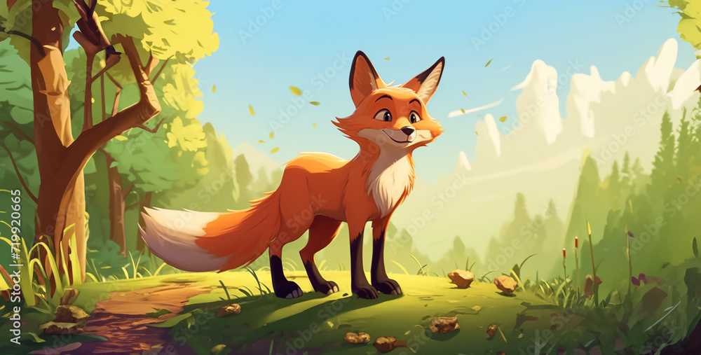 red fox in the woods, fox in the forest, fox in the woods, image ...