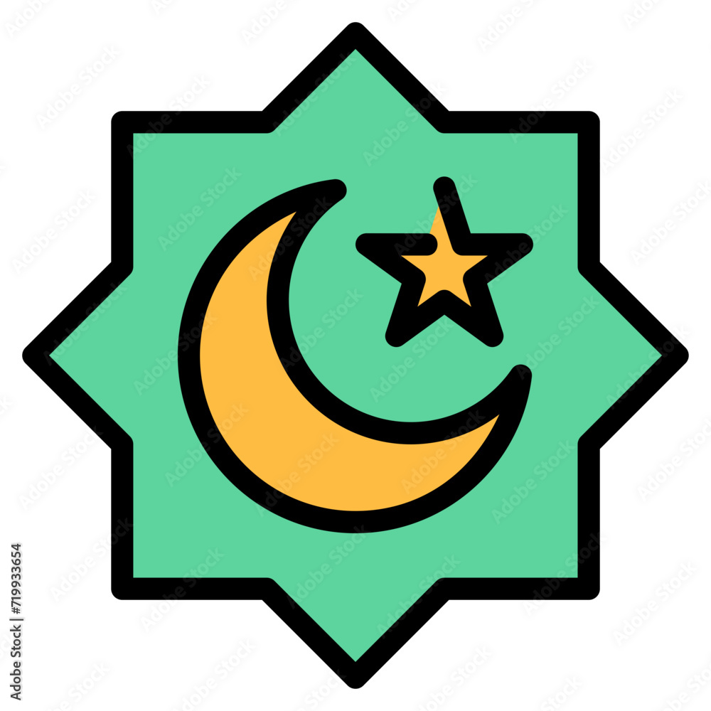 Islam Sign Icon, Islamic Symbol, Islamic Sign, Islam Symbol, Islamic ...