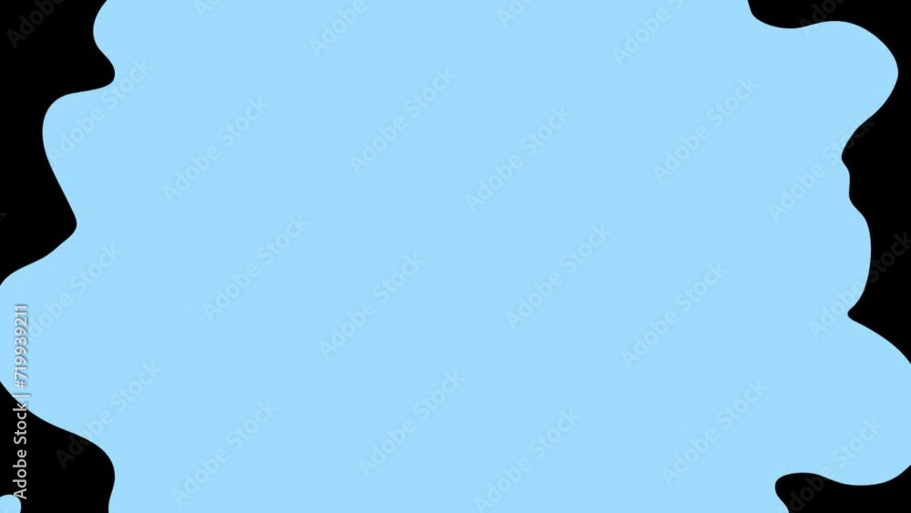 Vidéo Stock Set of Liquid Transitions in hand drawn cartoon doodle ...