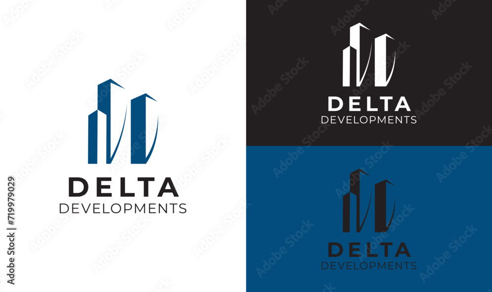D Letter Logo, Construction Logo, Building Logo, D Construction Logo ...