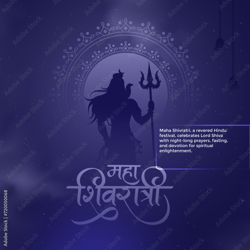 Maha Shivaratri Poster - Lord Shiva: Commemorate Maha Shivaratri with ...