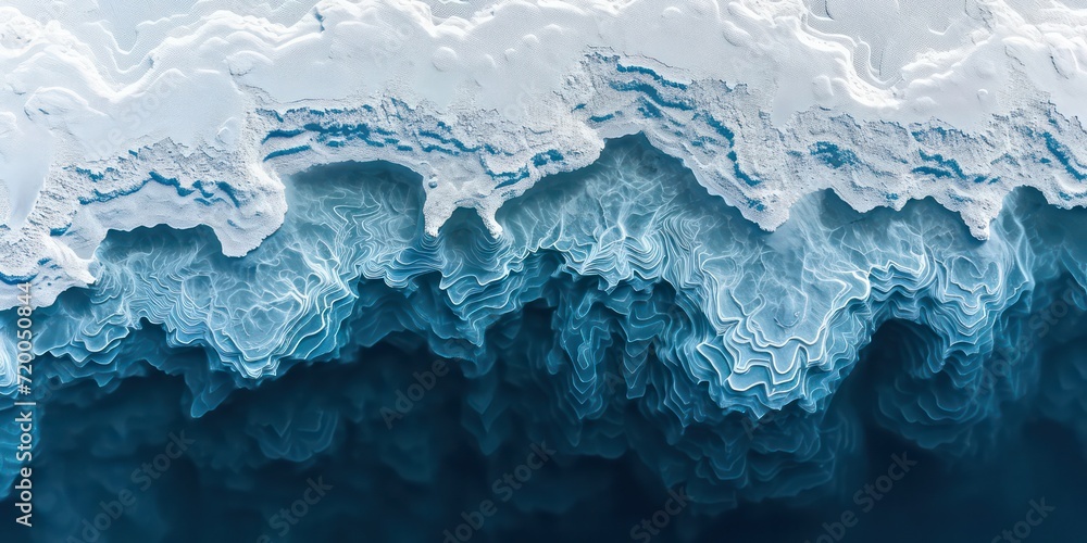 Top view high vantage point, this photograph blends aerial perspectives ...