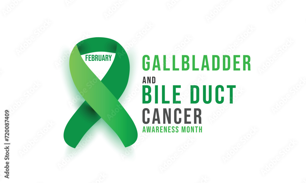 Gallbladder and Bile Duct Cancer Awareness Month. background, banner ...