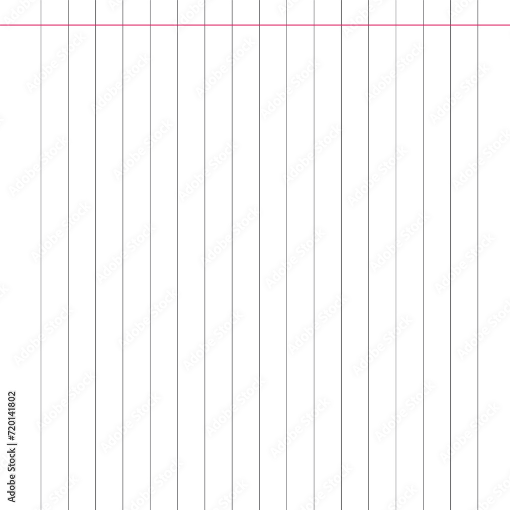 Realistic vector illustration of blank sheets of square and lined paper ...