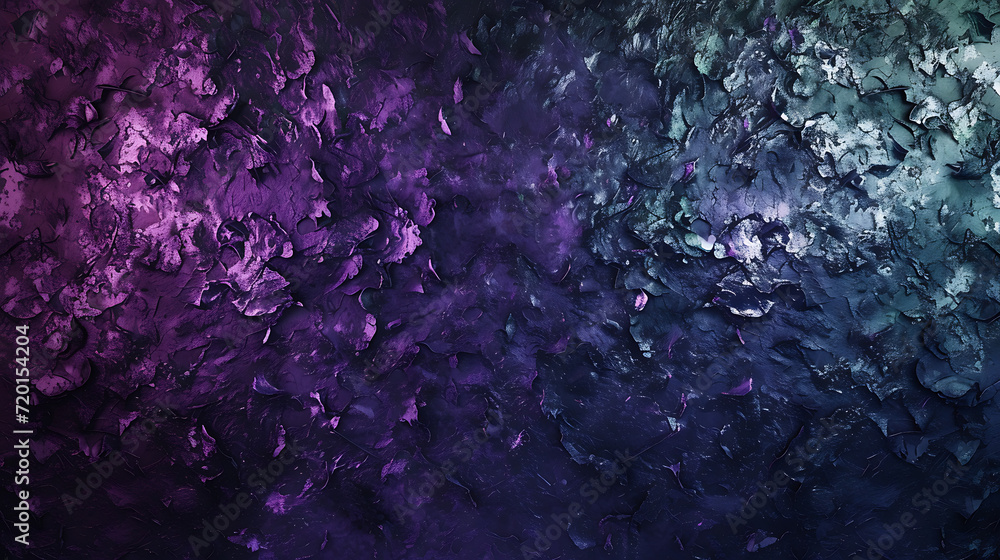 Enigmatic midnight garden gradient with deep violet, indigo, and ...