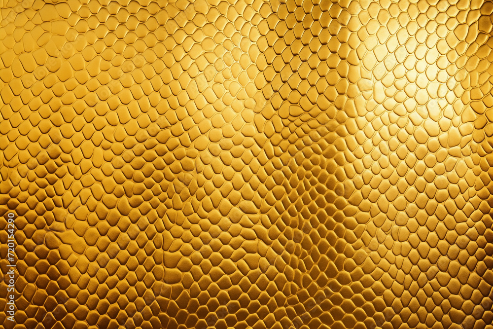 snakeskin gold shiny leather texture of texture, empty background for ...
