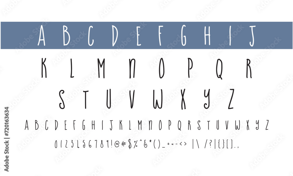 Alphabet letters font set. Classic patterns, custom logos, poster ...