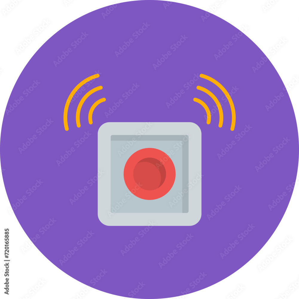 Emergency Button icon vector image. Can be used for Emergency Services ...