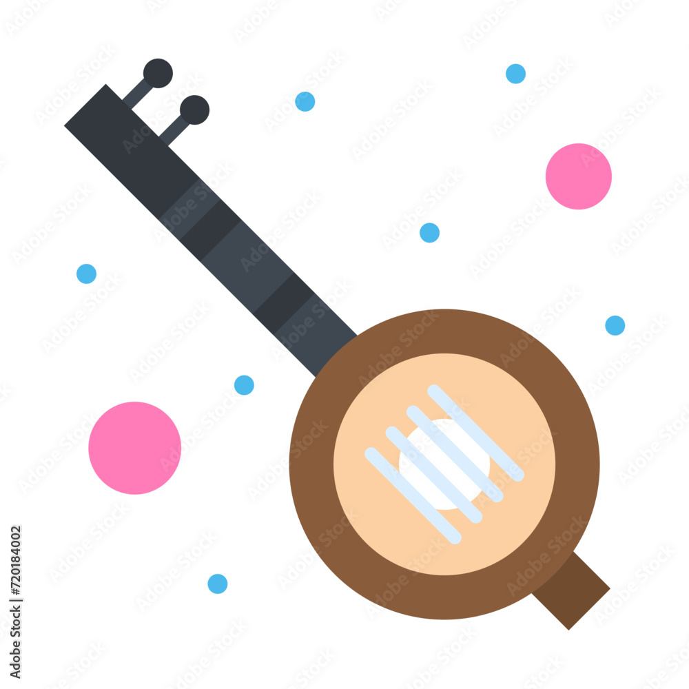 Veena Icon, Indian Musical Instrument, Veena Illustration, Traditional ...