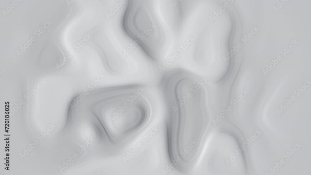 animation of white soft wave surface, 4K abstract slow motion animation ...