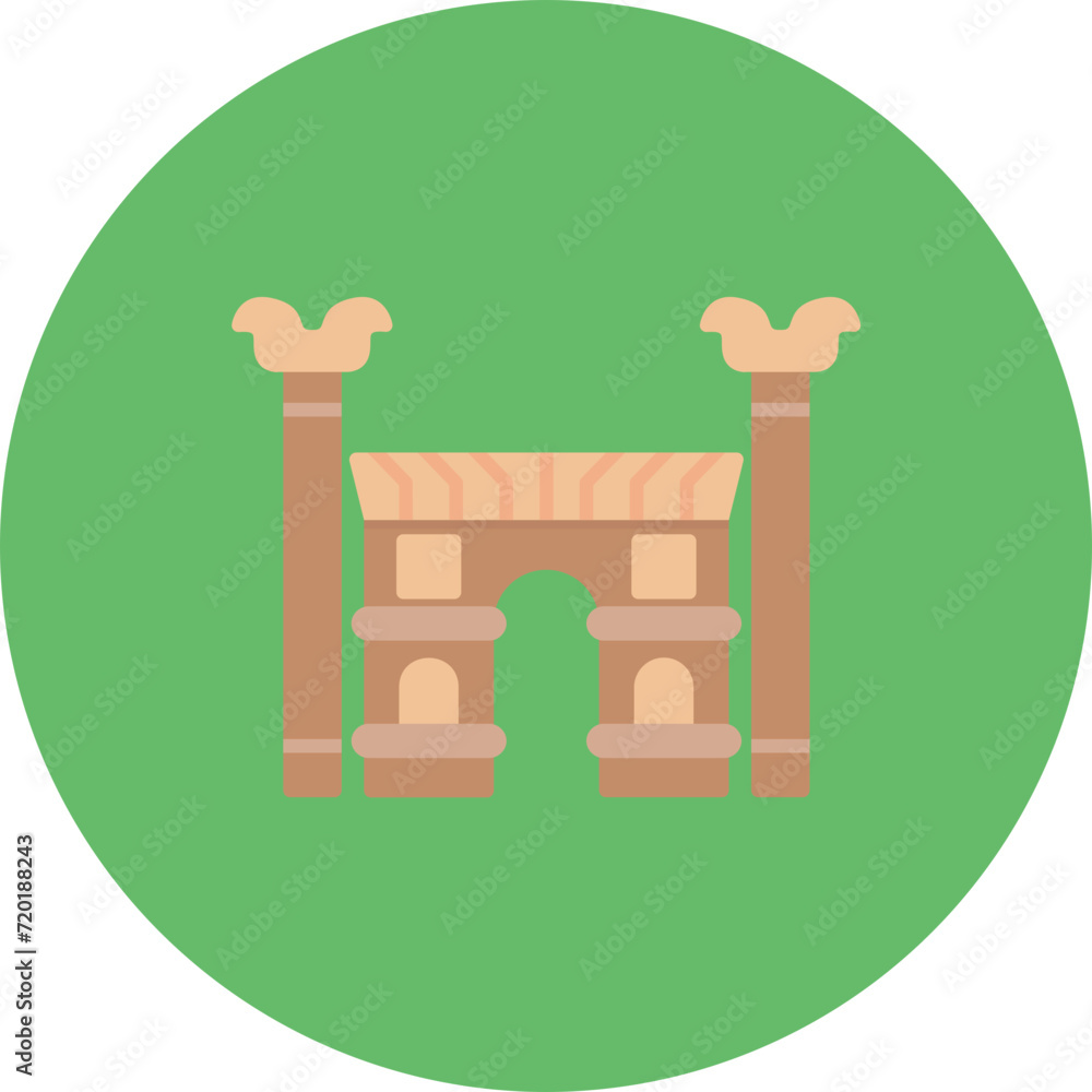 Persepolis icon vector image. Can be used for Ancient Civilization ...