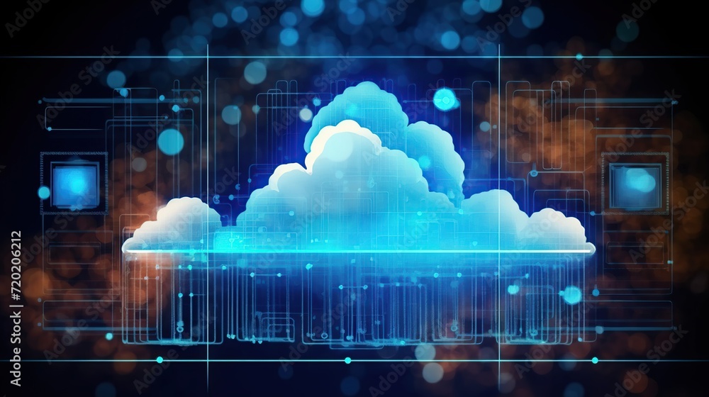 Smart cloud technology connects and transmits information through the ... Smart cloud technology connects and transmits information through the ...