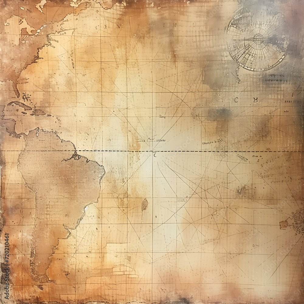 Vintage map-inspired gradient in muted earth tones with a grainy ...