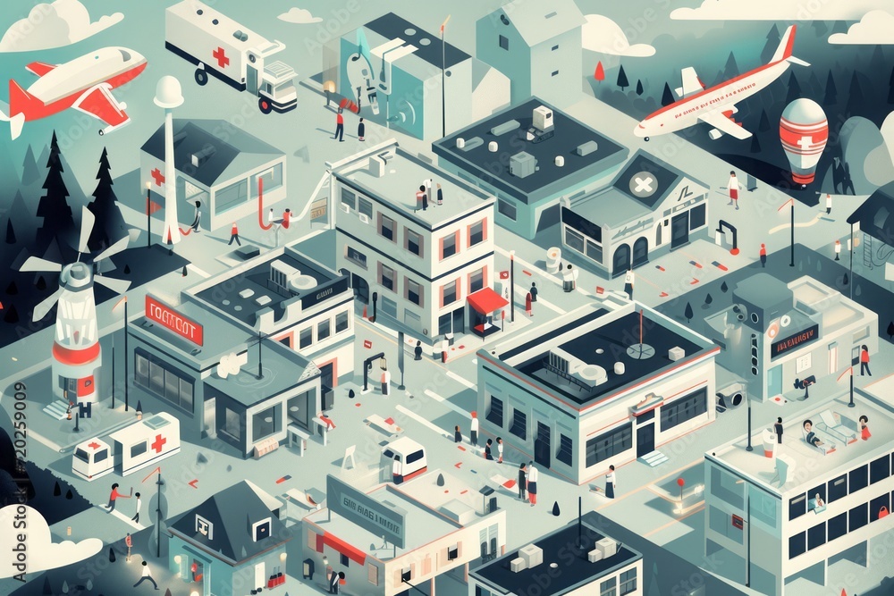 An infographic visualizing the challenges posed by insurance systems ...