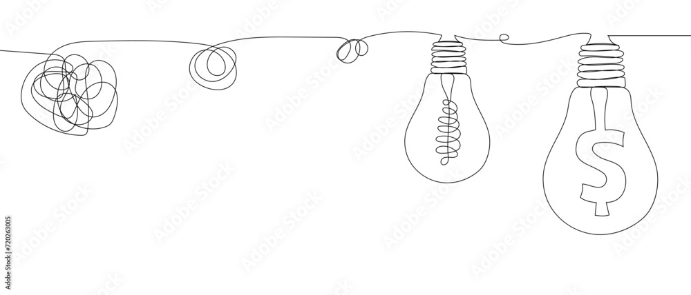Confused thoughts, problem solving, new idea, problem solving concept ...