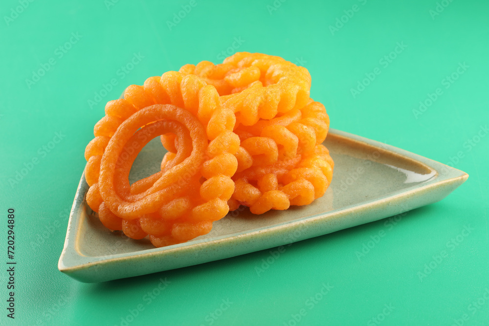 Indian Sweet Food Imarti Also Know as Amriti, Omriti, Jahangir, Jalebi ...