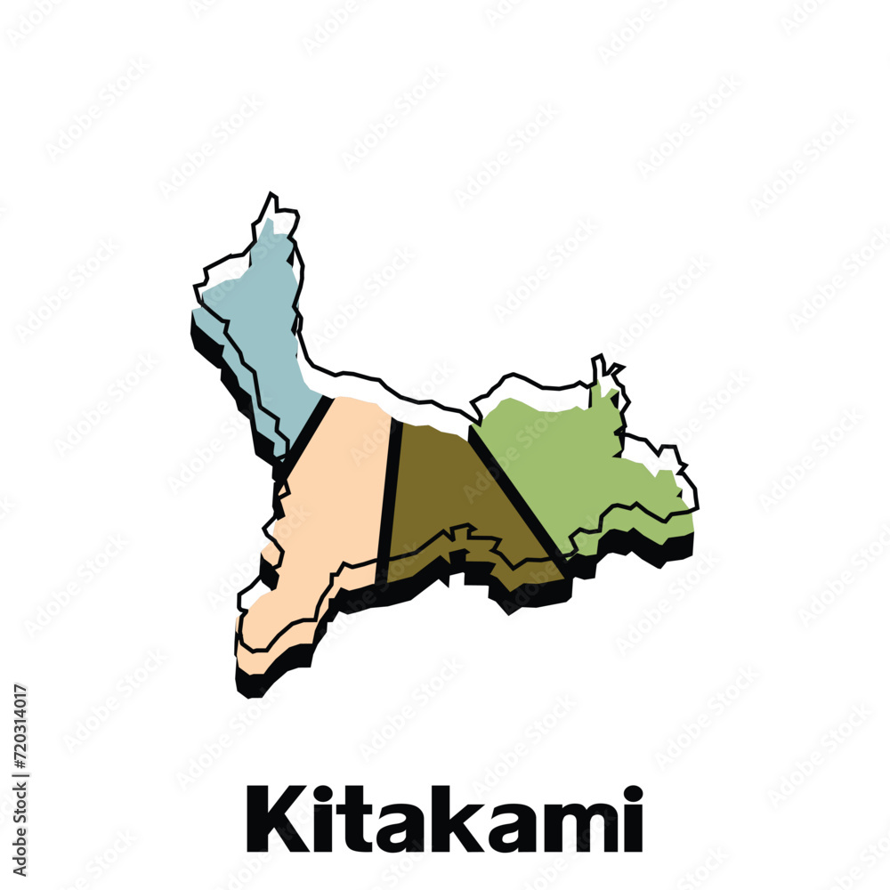 Map of Kitakami City - japan map and infographic of provinces ...