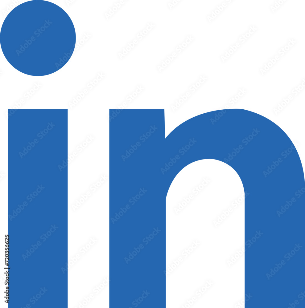 LinkedIn design logo sign symbol vector in American business and ...