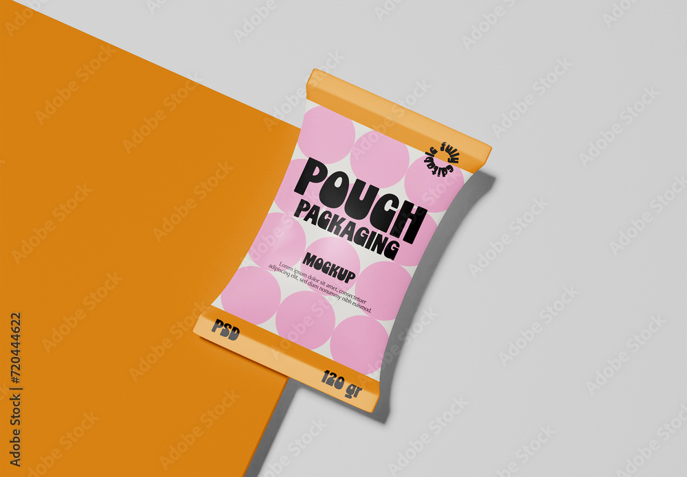 Pouch Packaging Mockup Stock Template | Adobe Stock