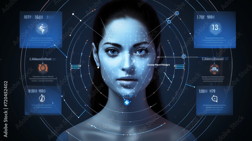 Advanced facial recognition system with 3d scanning and face id in ...