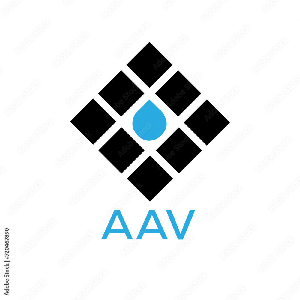 AAV Letter logo design template vector. AAV Business abstract connection vector logo. AAV icon ...