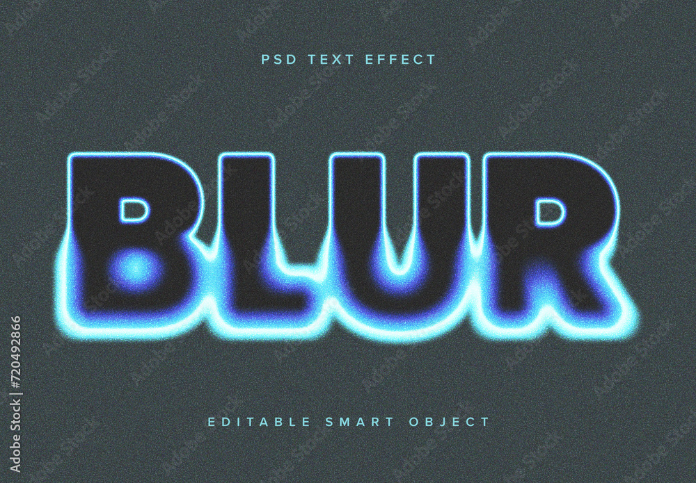 Dissolving Text Effect Mockup Stock Template | Adobe Stock