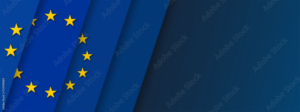 EU Europe Union flag background, banner, wallpaper for text. Europe ...