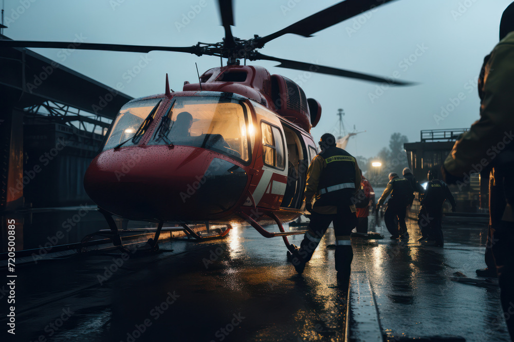 Rescue Flight: Helicopter Rotor in the Sky, Air Emergency Fly Chopper ...