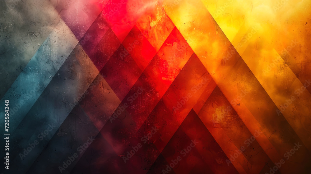 Wallpaper with an abstract geometric pattern and a radiant effect ...