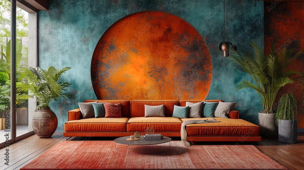 Wallpaper with abstract fragments and pastel shades fragments that ...