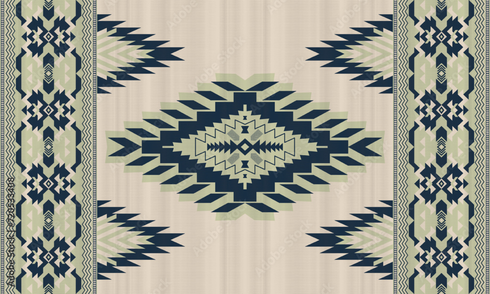 American tribal ethnic native pattern.Traditional Navajo,Aztec,Apache ...