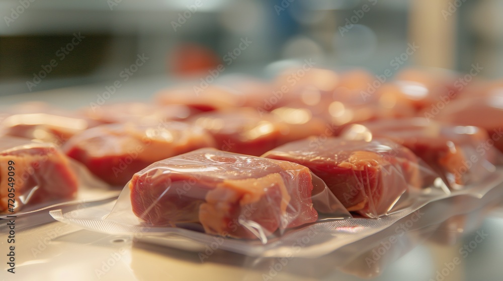 Laboratory-grown artificial meat concept showcasing the future of food ...