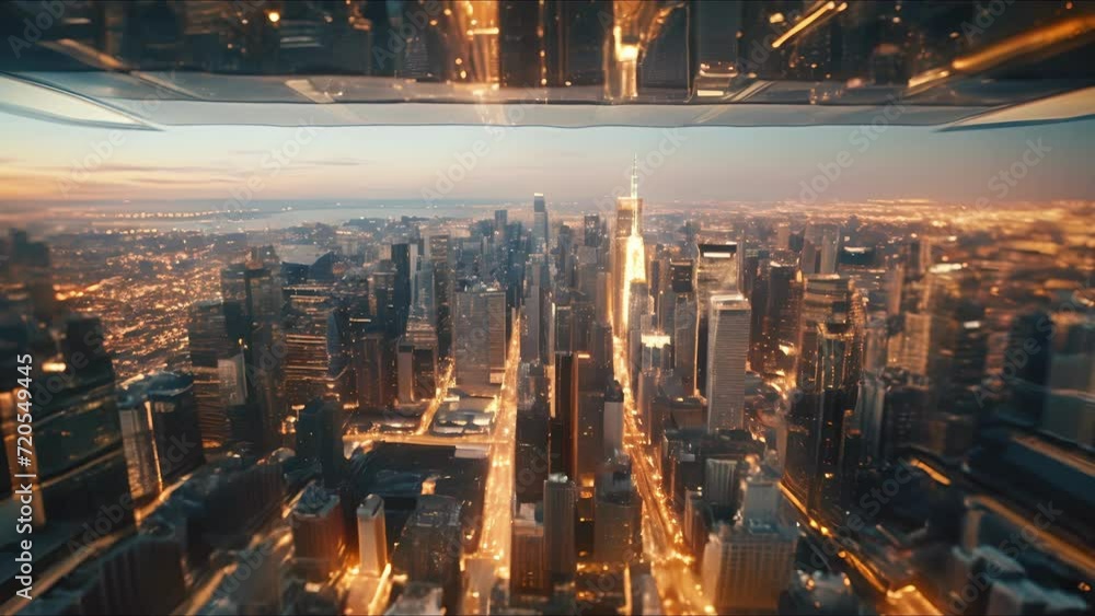 From the comfort of the private jet, a birds eye view reveals a ...