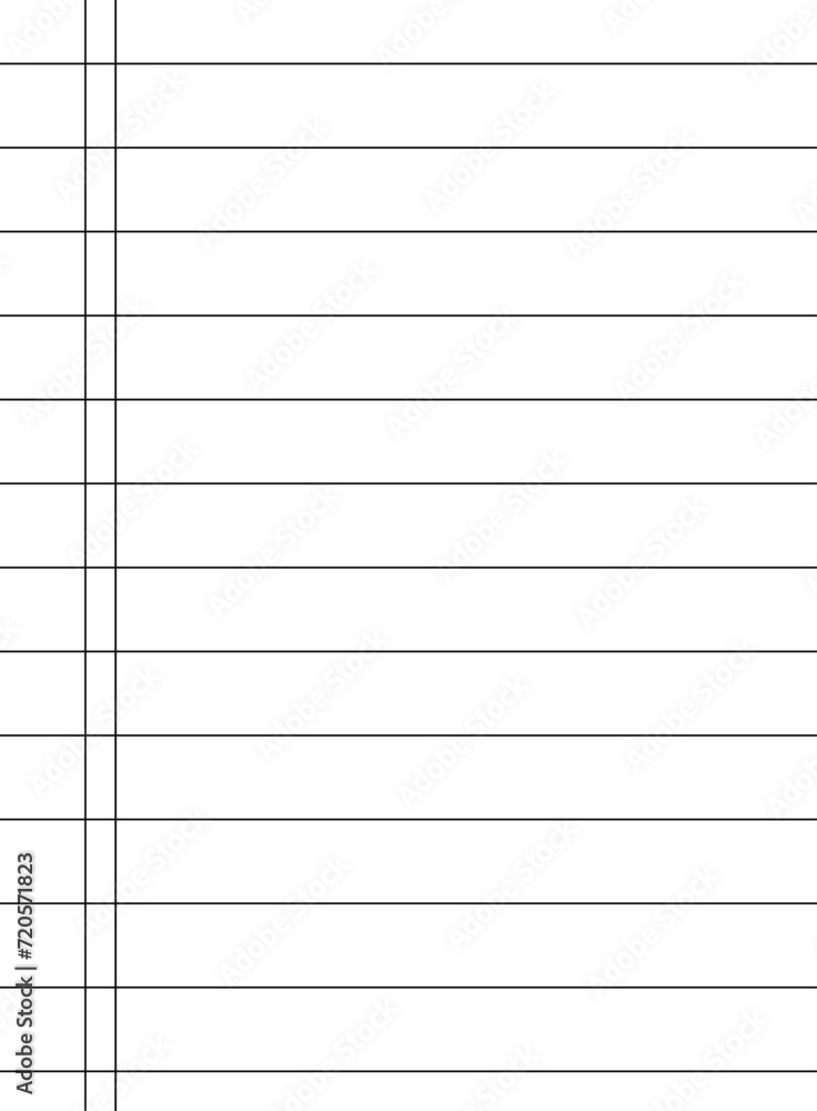 realistic line paper vector illustration of blank sheets of square and ...