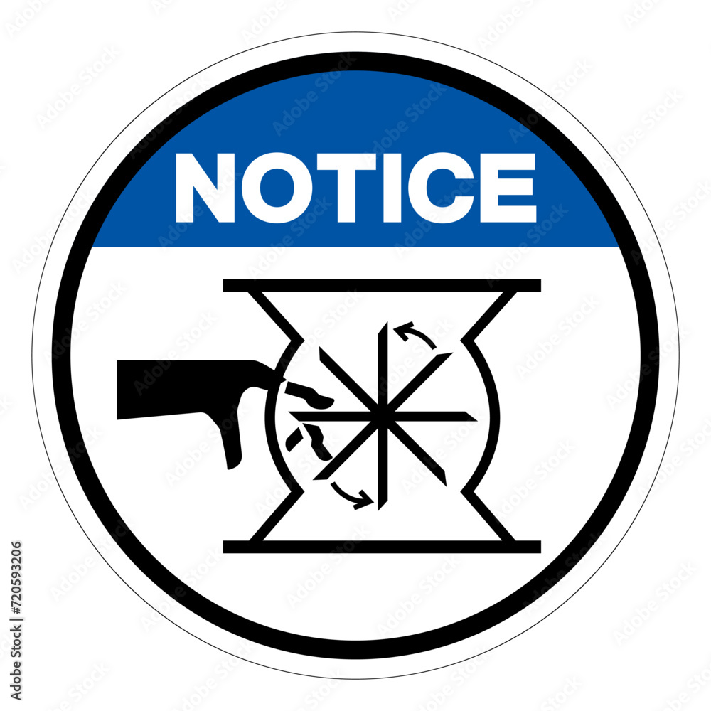 Notice Shear Points Sharp Edges Symbol Sign, Vector Illustration ...