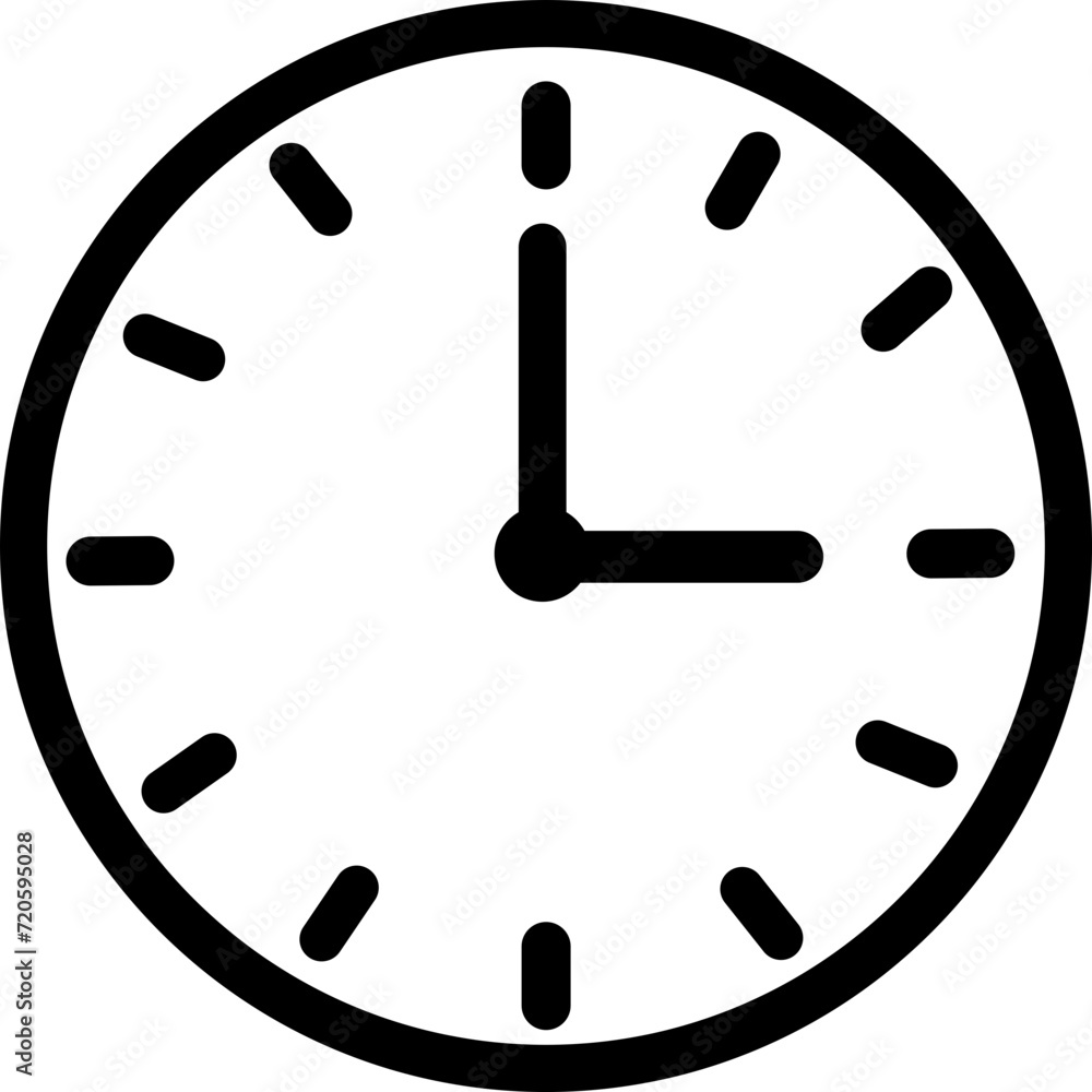Vector Time and Clock icons .Clocks icon design. Horizontal analog ...