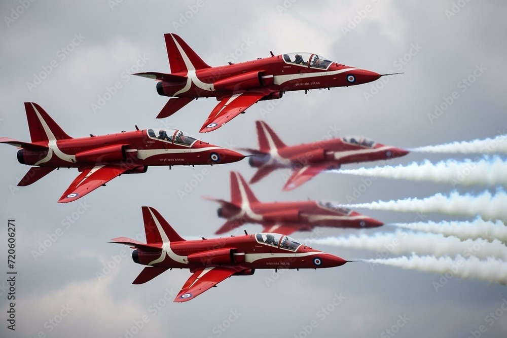 Red arrows climbing wall, chart breaking records. Generative AI Stock ...